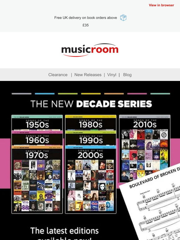 Musicroom: Latest Releases: The New Decade Series 🎆 | Milled