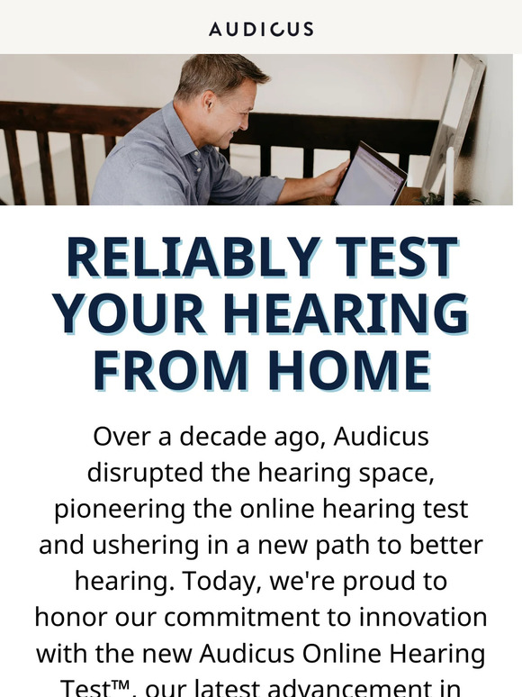 Audicus: Hearing Check, Anytime, Anywhere: Try Our New Online Hearing ...