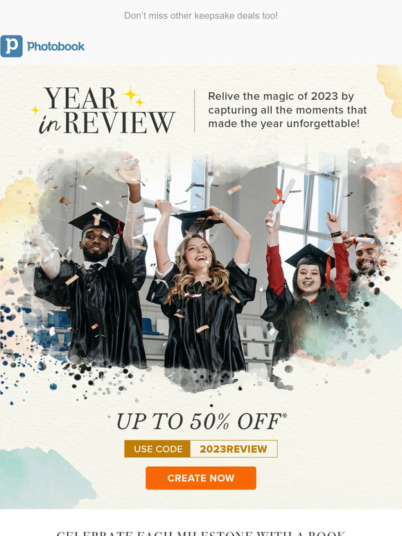 Photobook: Your Year in Review Book’s ready – Up to 50% OFF 😎 | Milled