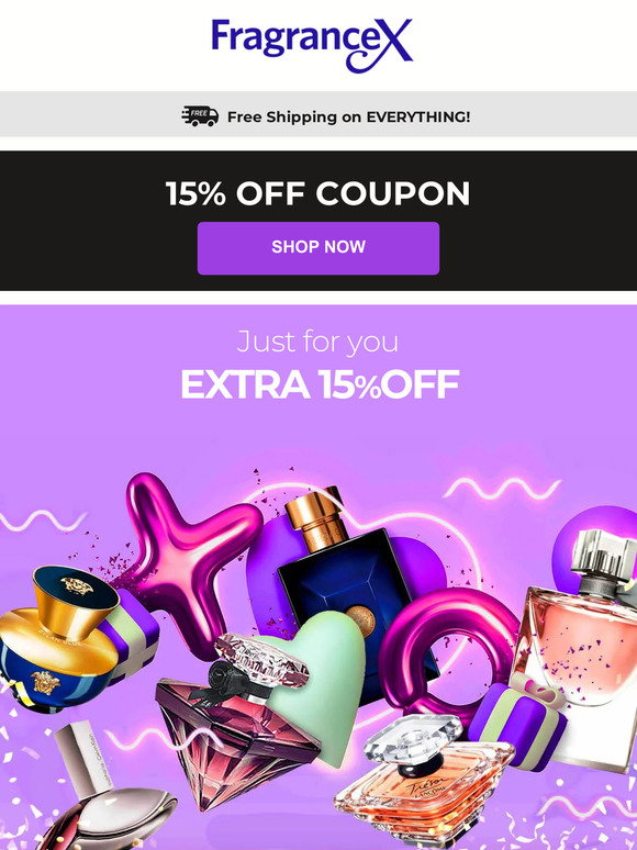 Fragrance X: You're a winner!☺Use this special coupon inside | Milled