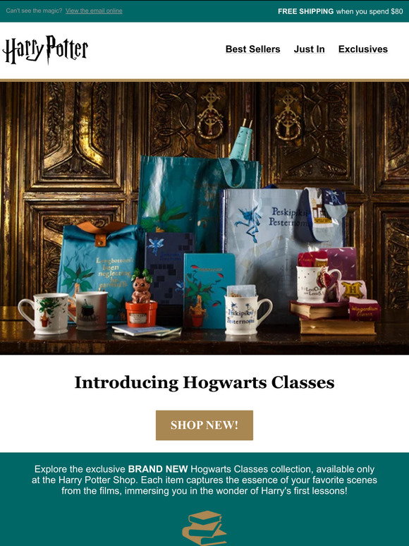 Harry Potter Shop: NEW Hogwarts Classes Collection | Milled
