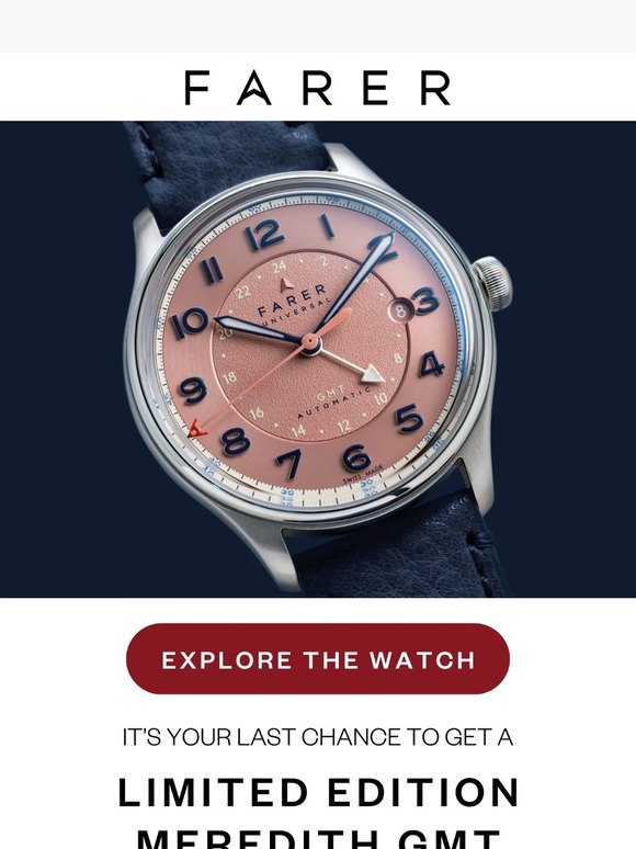 Farer: It's your LAST CHANCE to get a Meredith GMT | Milled