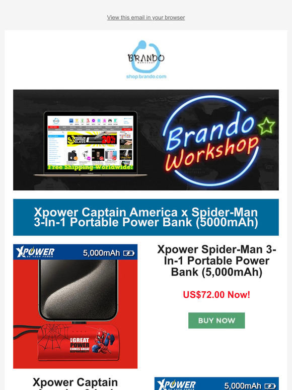 Brando Phone Speaker: Xpower Captain America x Spider-Man 3-In-1 ...