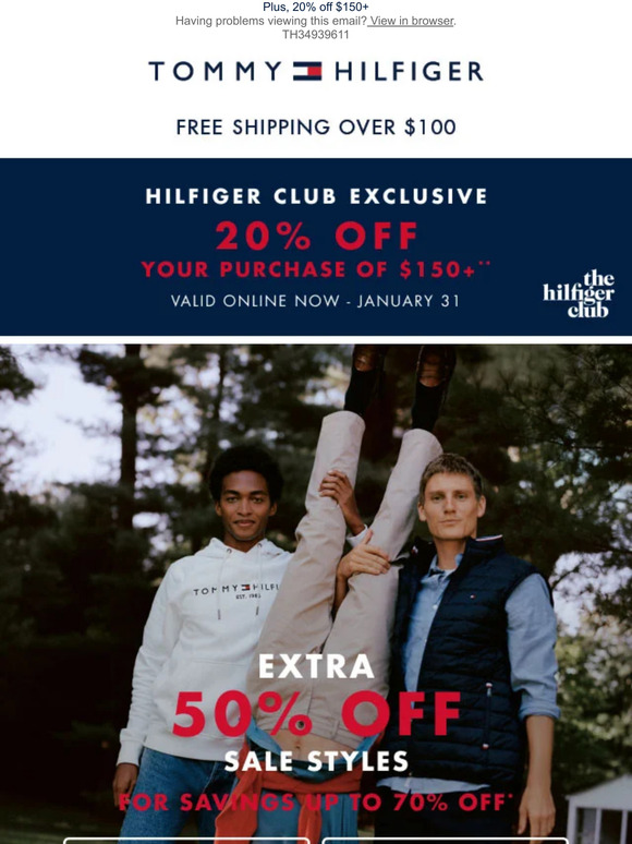 Tommy Hilfiger: Did you hear? Up to 70% off sale styles! | Milled