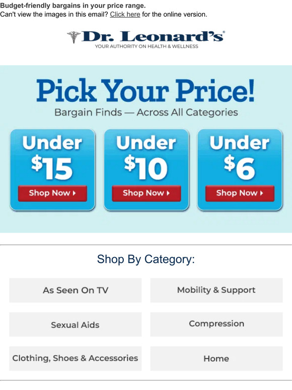 Dr. Leonard's: Pick Your Price! | Milled