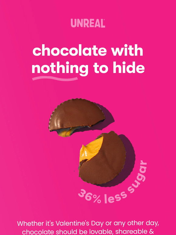 Unreal: Chocolate that loves you back ️ | Milled