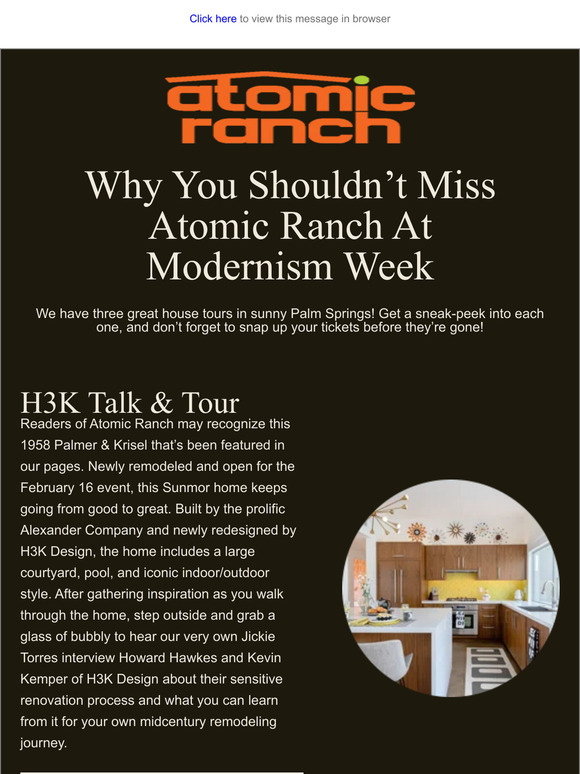 Atomic Ranch: 🌟 Don't Miss Out! Atomic Ranch Tours Await at Modernism ...