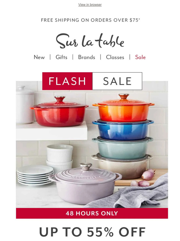 Sur La Table: Cookware favorites at last-chance prices. | Milled