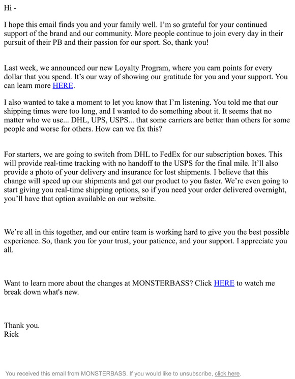 MonsterBass: See What's New At MONSTERBASS | Milled