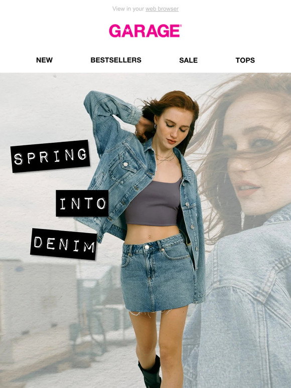 Garage: denim is ALWAYS the vibe 💙 | Milled