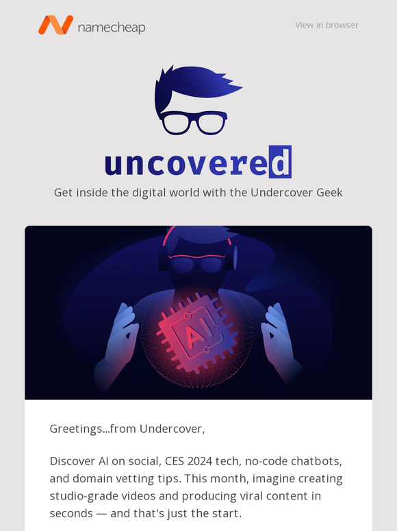 Namecheap: 5 mind-blowing AI tools for social media | Milled