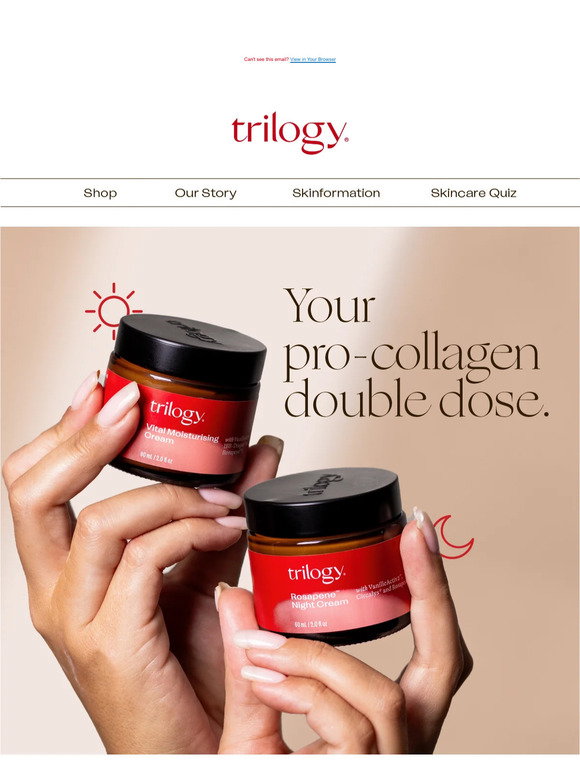 Trilogy: Pro-collagen support, day & night ☀️🌙 | Milled