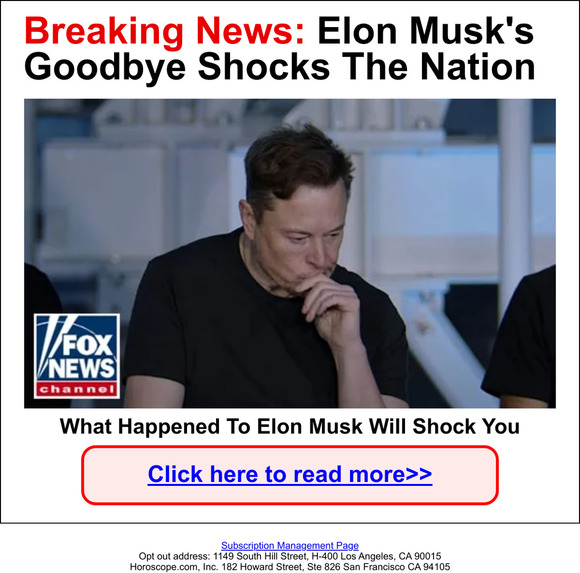 Astrology: Elon Musk's Goodbye Shocks The Nation | Milled