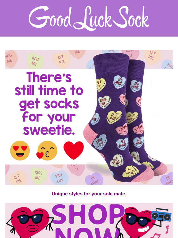 Good Luck Sock: Your Sole Mate Deserves These Socks 💘 | Milled