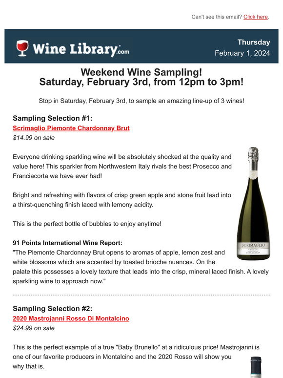 Wine Library: Two Italian Stunners and a Fantastic Rhone Gem! Amazing ...
