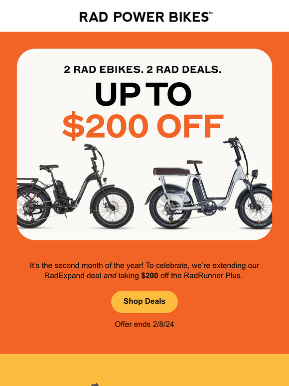 Rad Power Bikes: 2 Rad ebikes. 2 Rad deals. Up to $200 off. | Milled