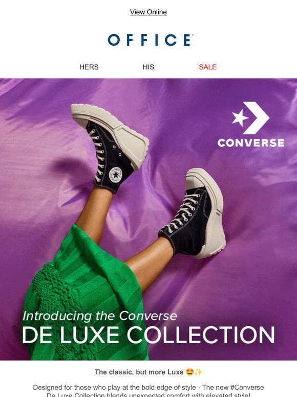 Office Shoes: Introducing The Converse De Luxe Collection 💜 | Milled