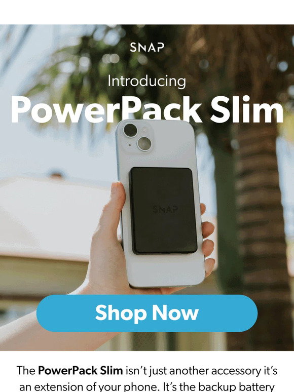 SnapWireless: [NEW] Meet the PowerPack Slim 🚨 | Milled