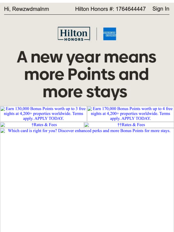 Hilton: Find the Card that's right for you in 2024. | Milled