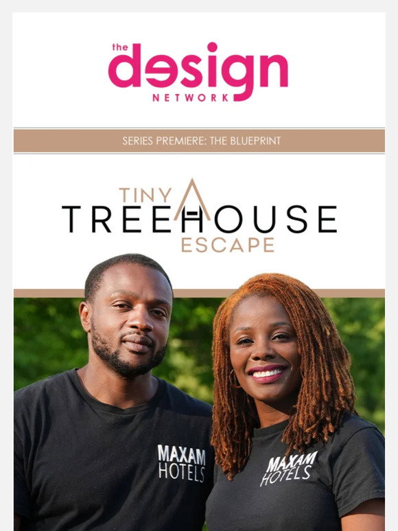 The Design Network: Series Premiere: Tiny Treehouse Escape | Milled