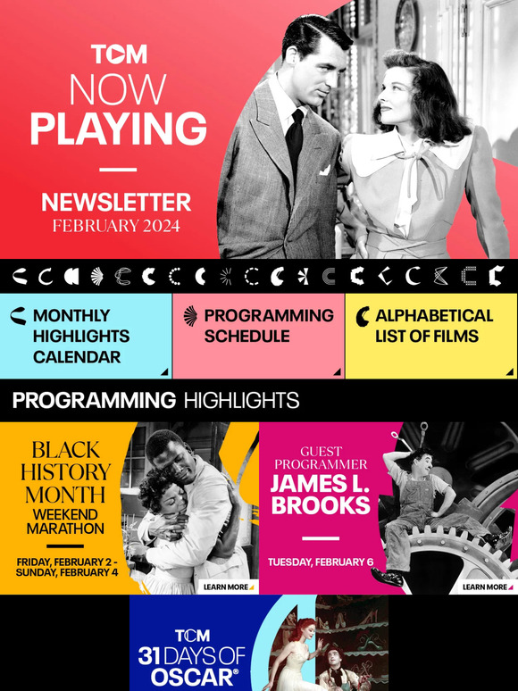 Turner Classic Movies: Join TCM for a Special Weekend Marathon Honoring ...