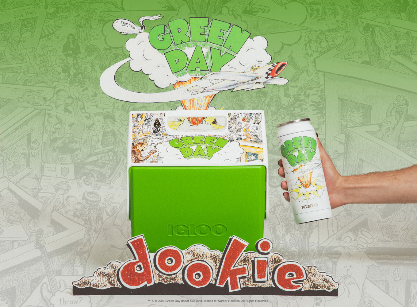 Igloo Coolers: Happy Dookie Day! Your Green Day cooler awaits... | Milled