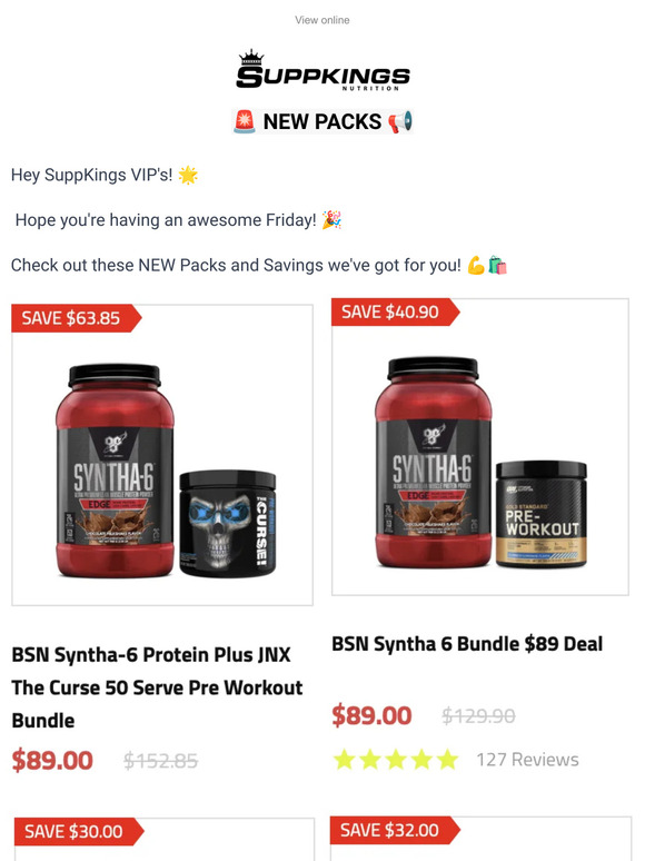 SuppKings: 🌟 Exciting Friday Alert! Check Out Our NEW Packs and Savings ...