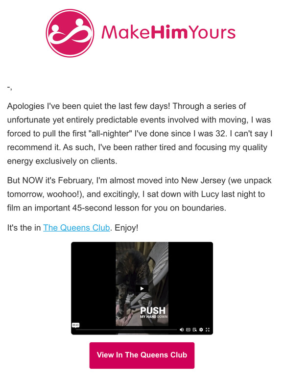 Make Him Yours: Lucy Teaches Boundaries | Milled