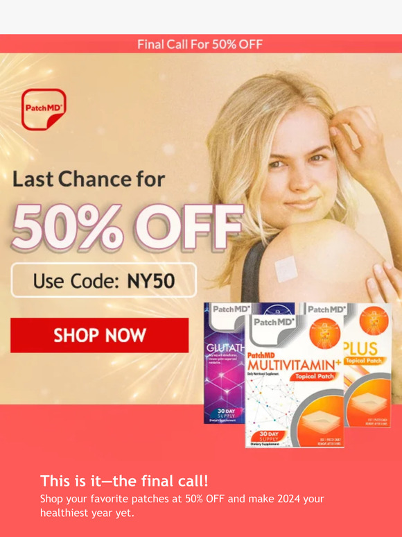 PatchMD: Take 50% OFF Top Patches! | Milled