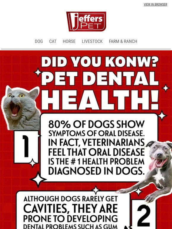 Jeffers Pet: Health Starts with Their Teeth! | Milled