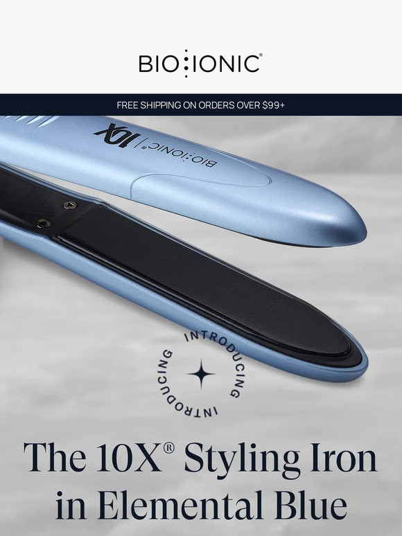 Bio Ionic: NEW IN: Limited Edition 10X Iron 💙 | Milled