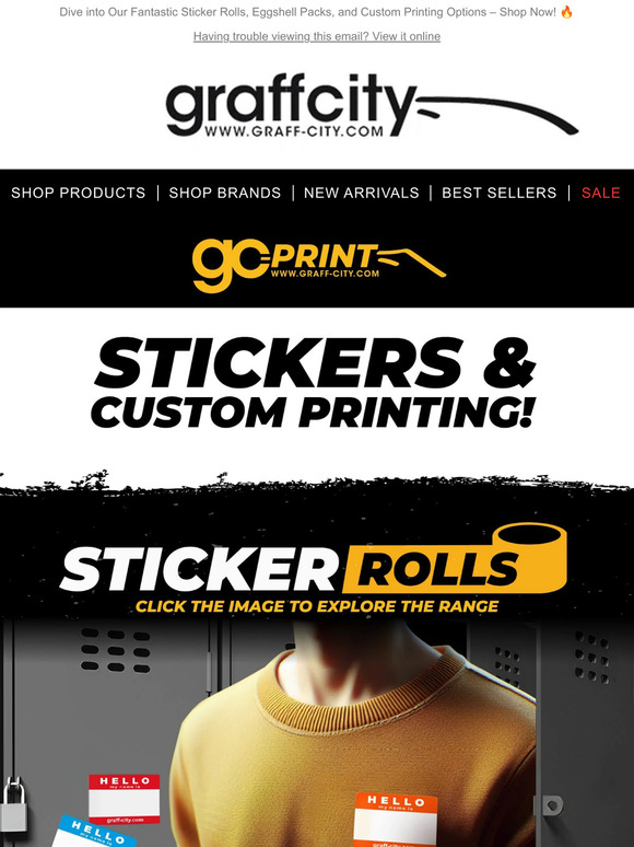 Graff-City: Explore our Extensive Collection of Stickers and Custom ...