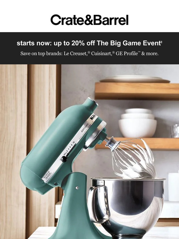 Crate and Barrel: KitchenAid’s new, only-at-Crate color is here—can you ...