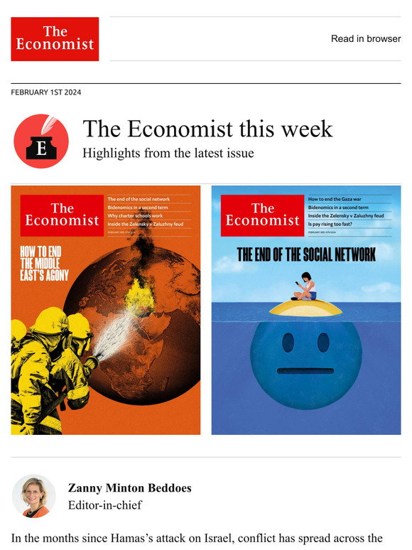 The Economist: How to end the Middle East’s agony | Milled