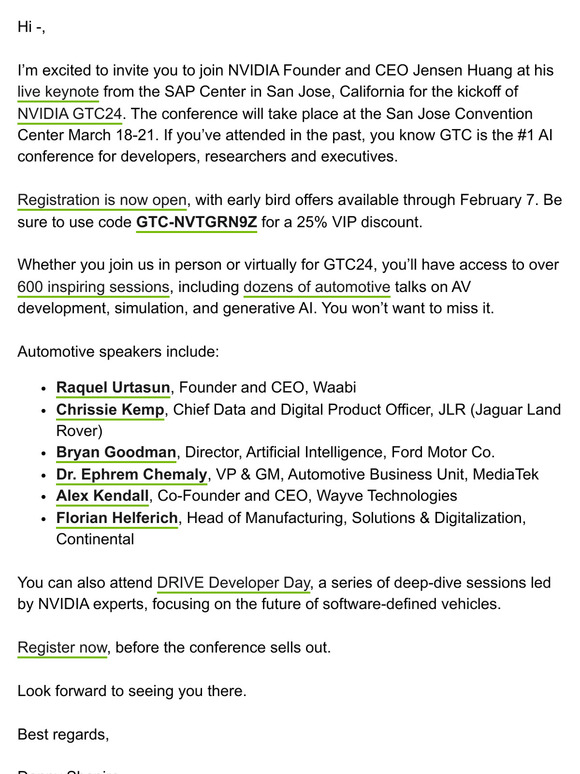 Nvidia: NVIDIA GTC is Back Live. Register Before it Sells Out. | Milled