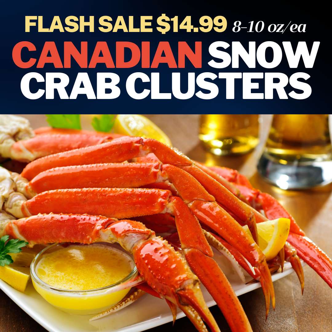 All Fresh Seafood: Sweet, delicate, Canadian Snow Crab 🦀 | Milled