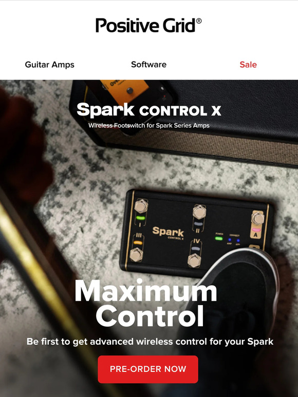 Positive Grid: See What's New With Spark Control X | Milled