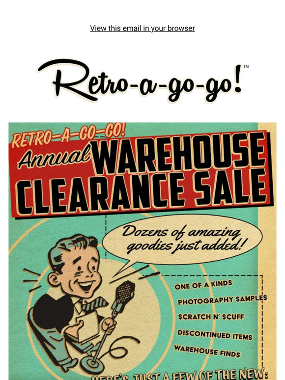 Retro a Go Go: MORE WAREHOUSE FINDS! | Milled