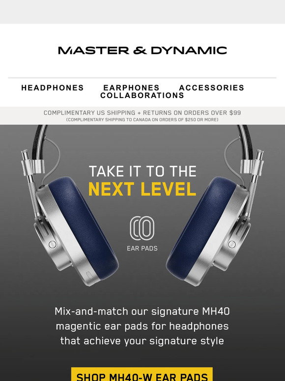 Master & Dynamic: Mix-and-Match Your Ear Pads | Milled