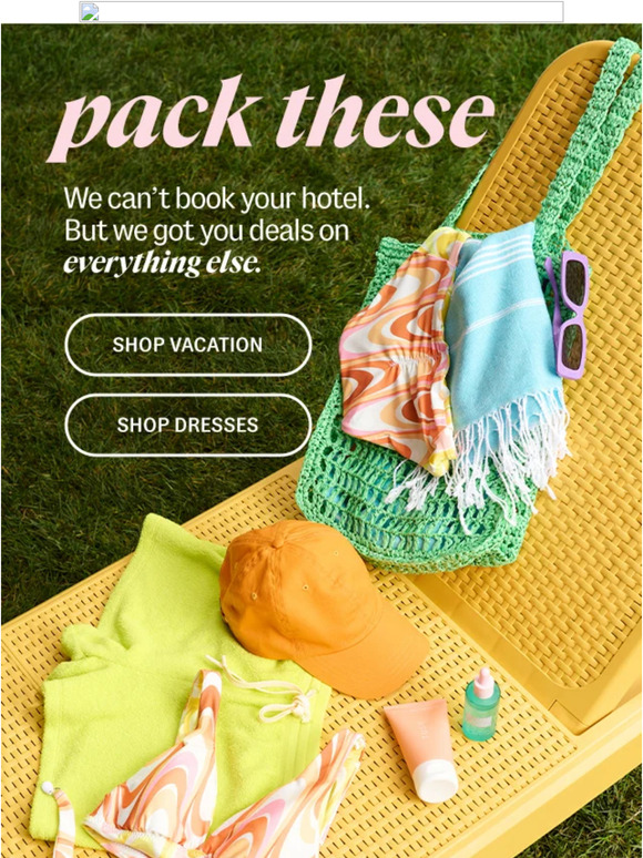 Marshalls: ⛱️ check out the vacation shop ⛱️ | Milled