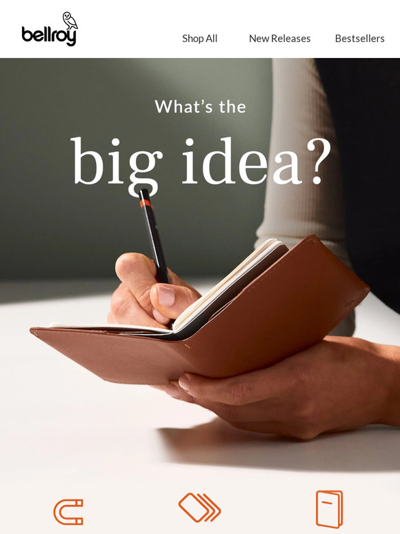 Bellroy: (Re)introducing… the Notebook Cover. | Milled