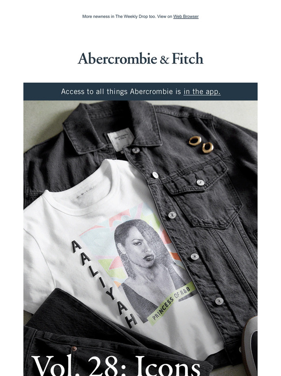 Abercrombie & Fitch: Vol. 28: Icons just launched. | Milled