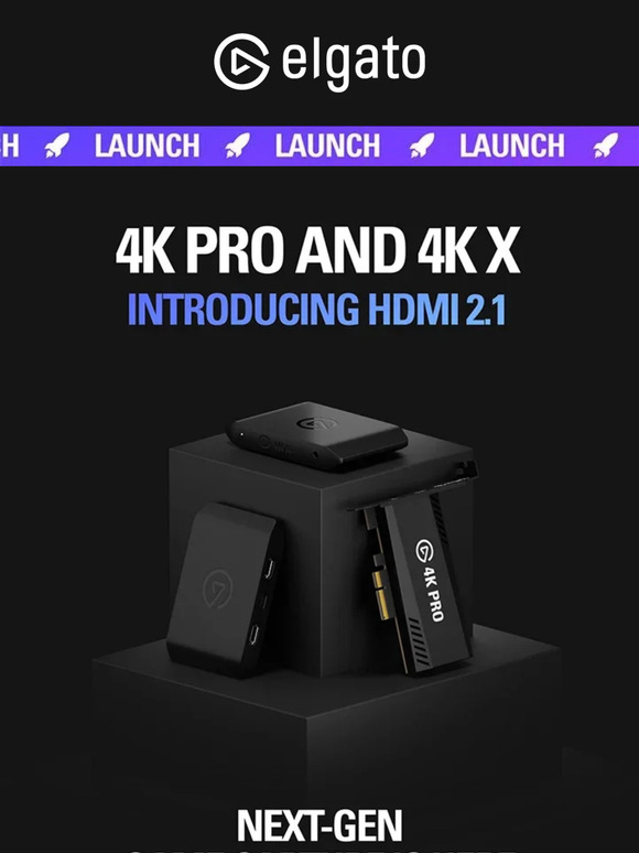 Elgato: Our most powerful capture cards are here. | Milled