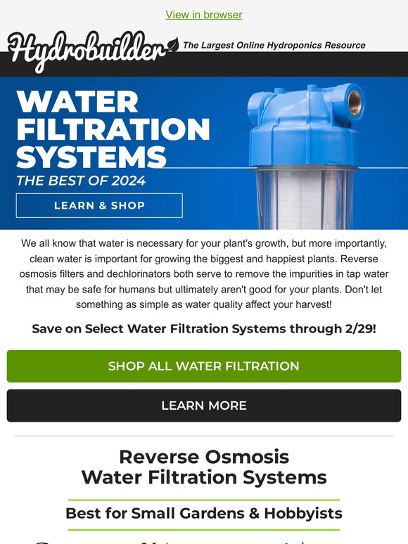 Hydrobuilder: Say Goodbye to Impurities and Hello to Healthy Plants! 🌿💧 ...