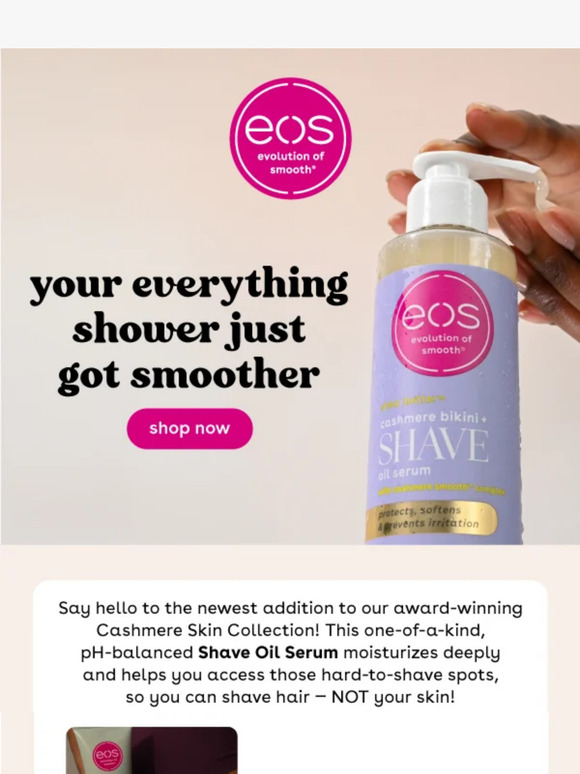 eos: How to use our NEW Cashmere Shave Oil | Milled