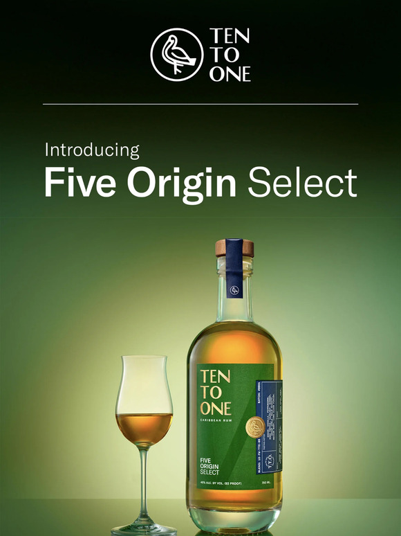 Ten To One: Introducing Five Origin Select 🥃 | Milled