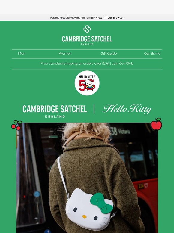 Cambridge Satchel: Cambridge Satchel | Hello Kitty | Milled