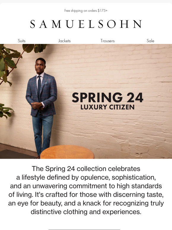 Samuelsohn: Unveiling Spring 24: The Luxury Citizen | Milled