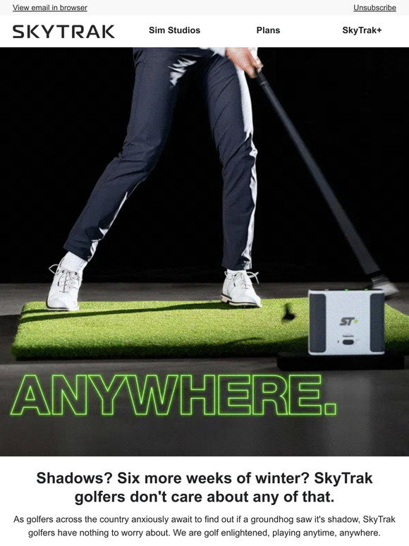 SkyTrak Golf: —, golfers brace for Groundhog Day | Milled