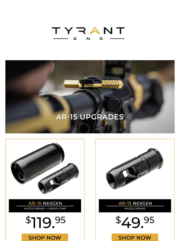 tyrantcnc: New AR-15 Upgrades Available | Milled